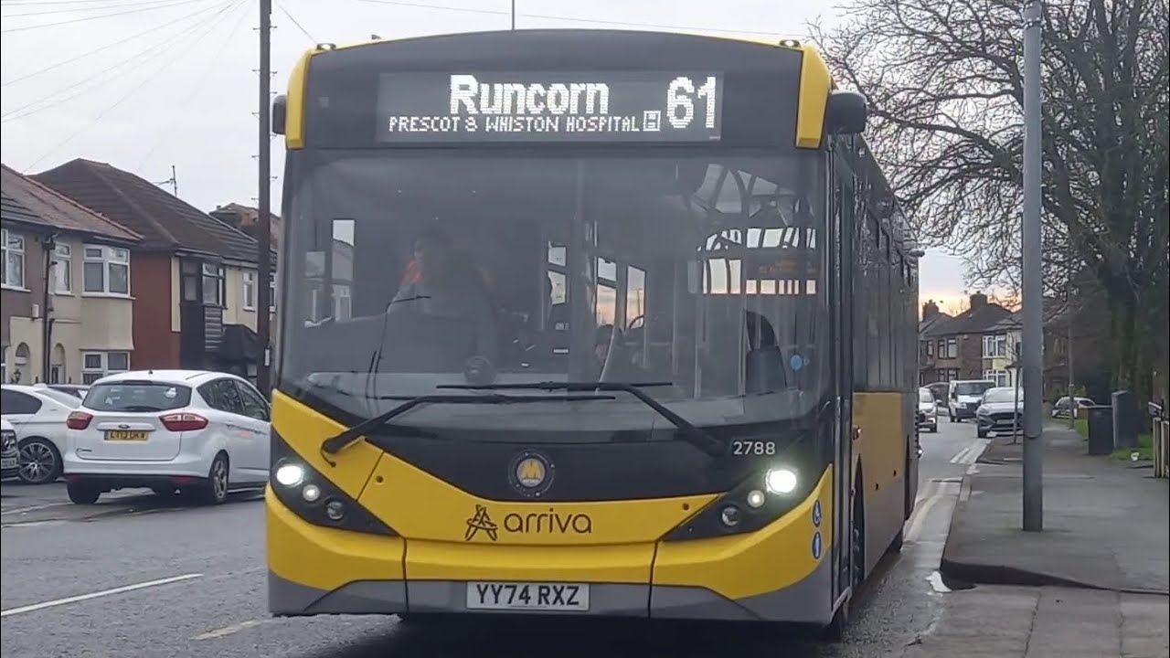First time riding a new arriva metro bus 2788 (YY74 RXZ) to whiston ...