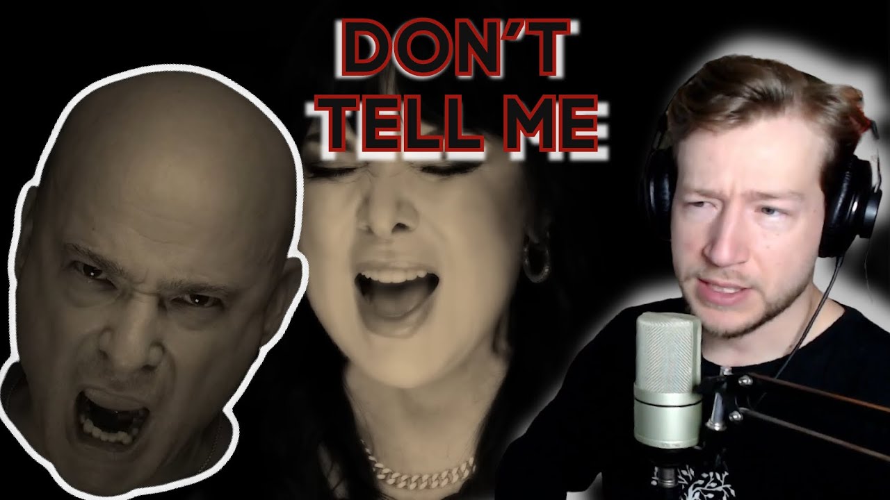 First time seeing DON'T TELL ME! (Disturbed, Ann Wilson) - YouTube