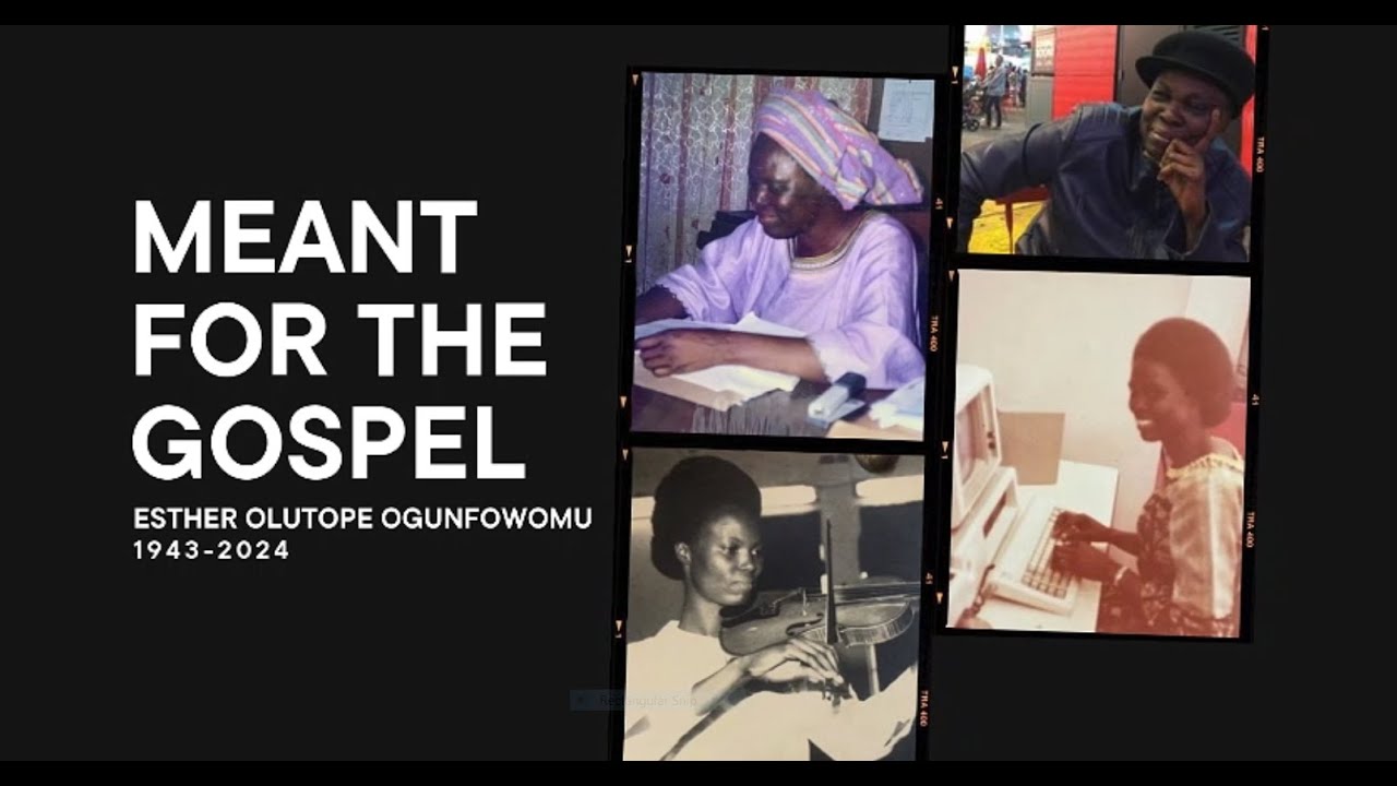 MEANT FOR THE GOSPEL (The Life and Legacy of Rev. Esther Olutope ...