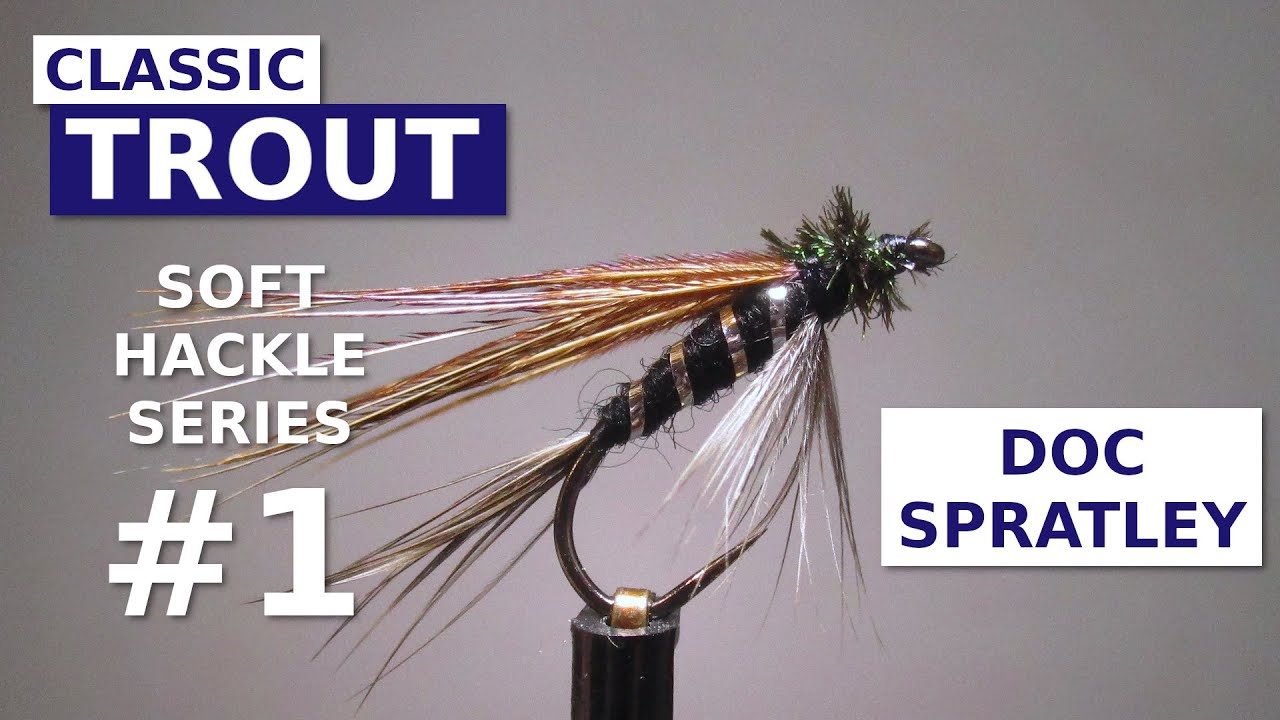 Fly Tying a Doc Spratley - Classic American Soft Hackle Wet Fly - YouTube