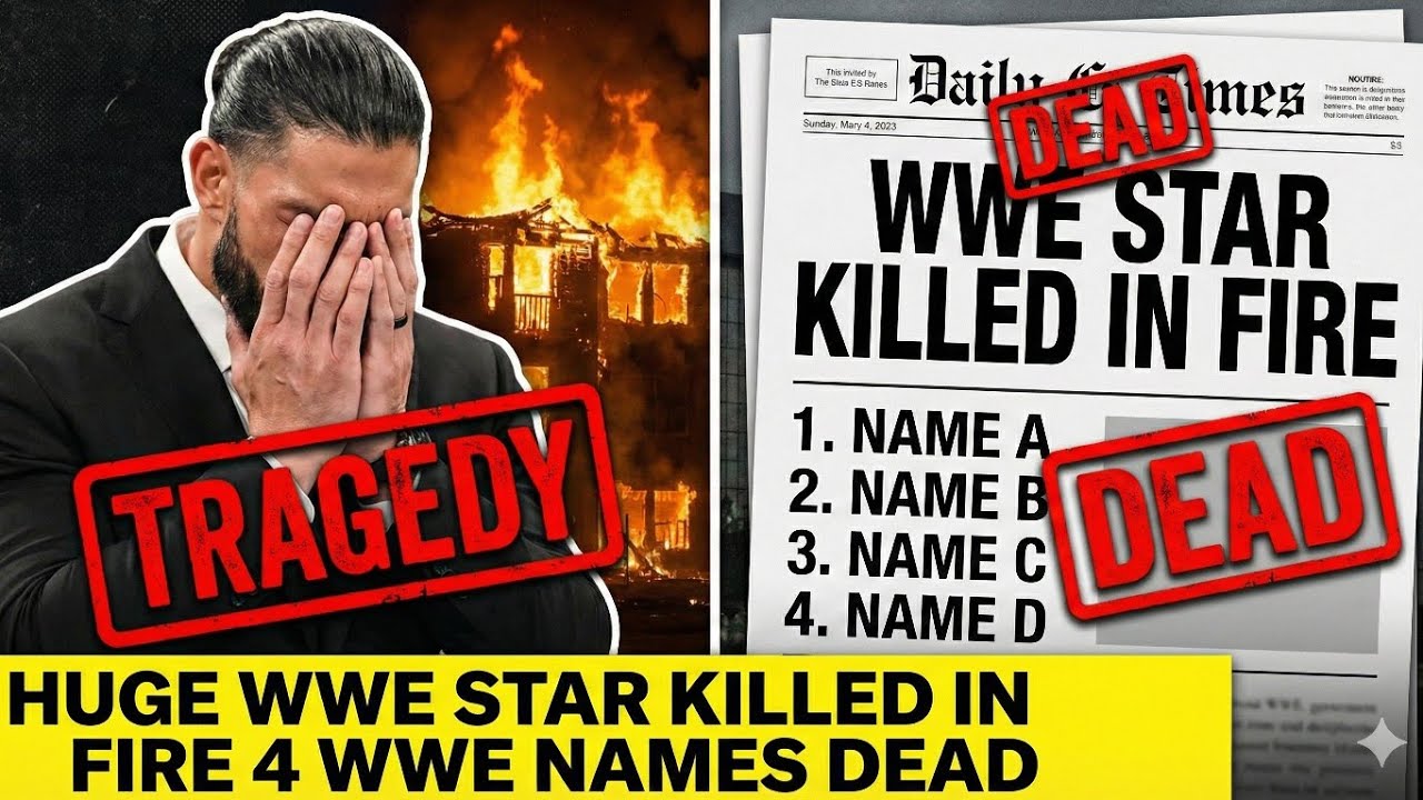 HUGE WWE STAR Family KILLED IN FIRE 💔 4 WWE Names DEAD | WWE News - YouTube