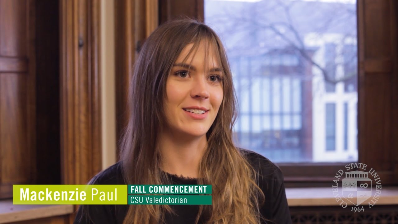 Fall 2016 Valedictorian | Mackenzie Paul - YouTube