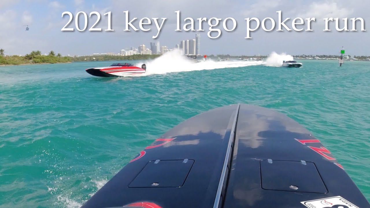 South Florida go fast boats key largo poker run Day 1. - YouTube
