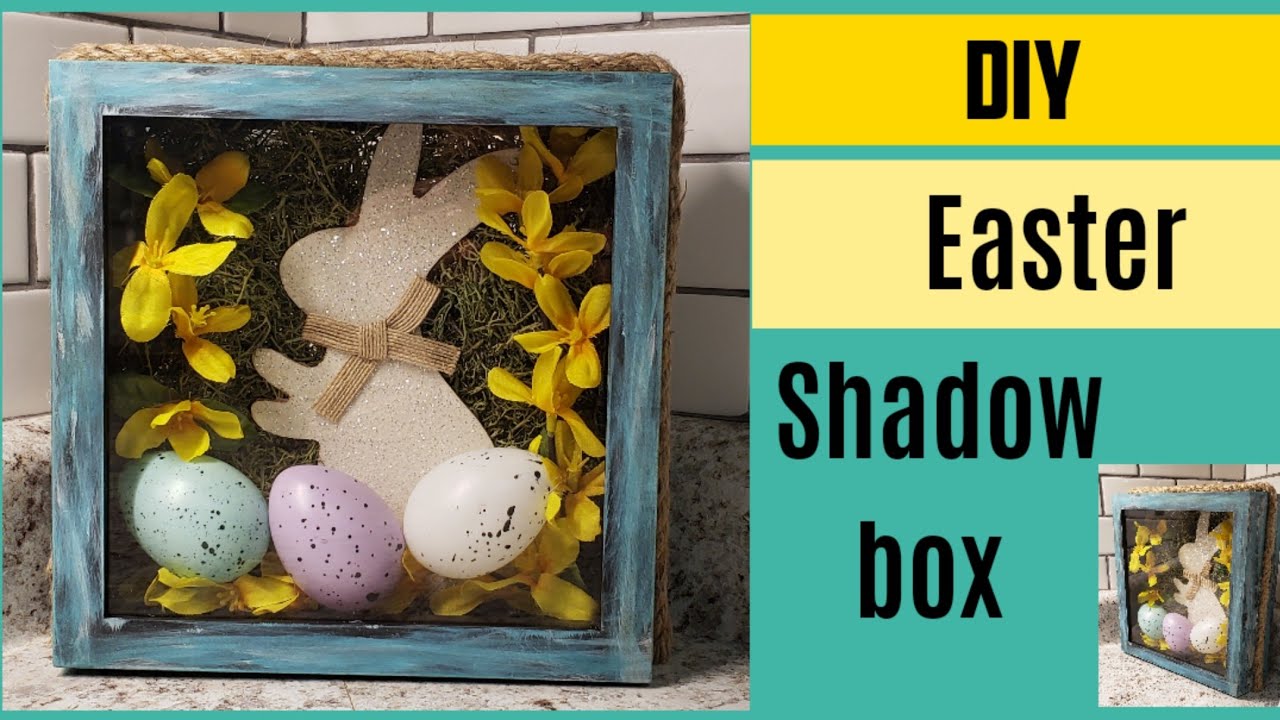 Dollar Tree DIY you've never seen before~Easter Shadow Box/On a budget ...