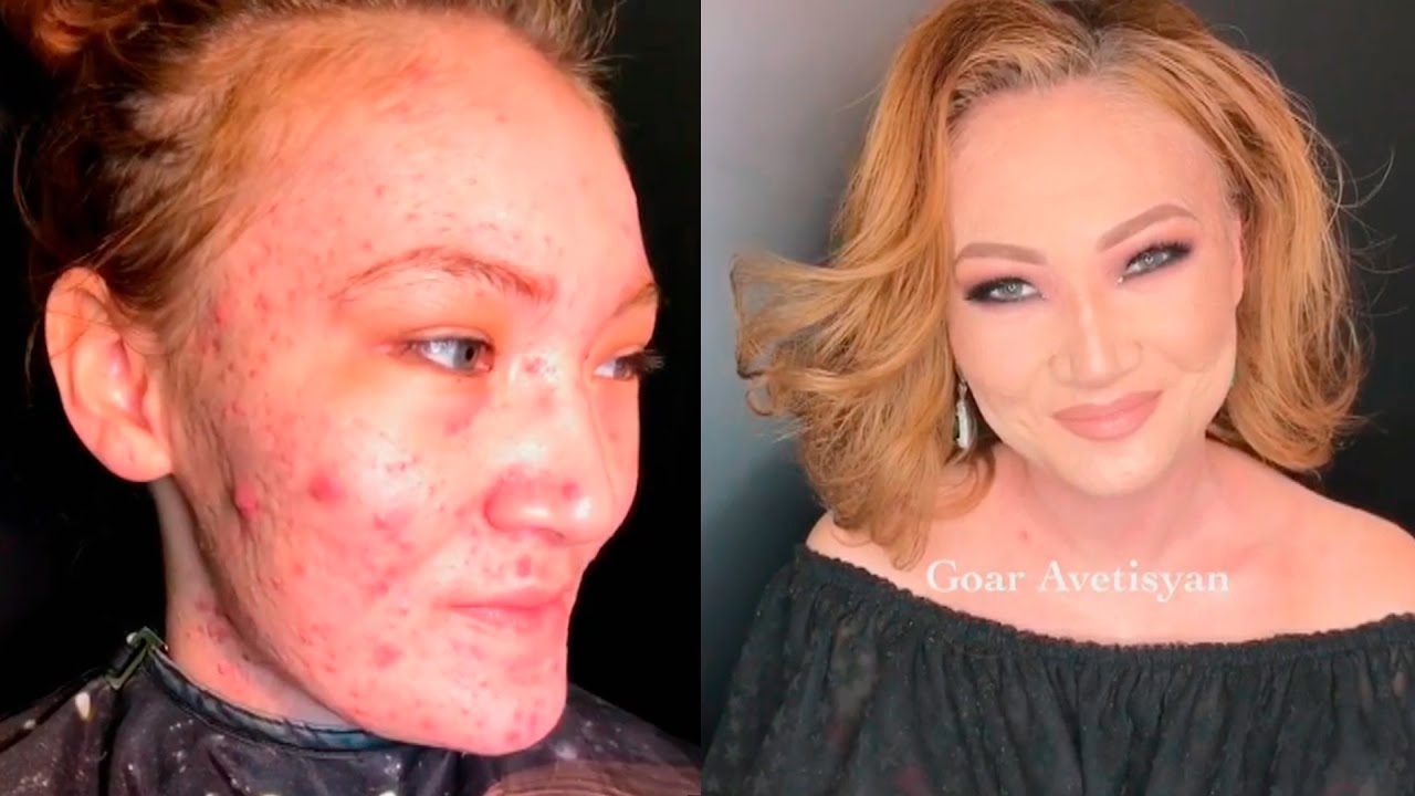 POWER OF MAKE UP BEFORE AND AFTER by Goar Avetisyan - YouTube