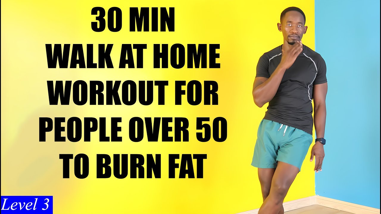 30-MIN Full Body Fat Burner Walking Workout for People Over 50 - YouTube