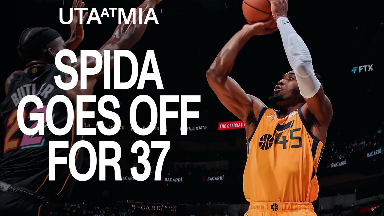 Spida goes CRAZY with 37 POINTS against the Heat 🕷🔥 - YouTube