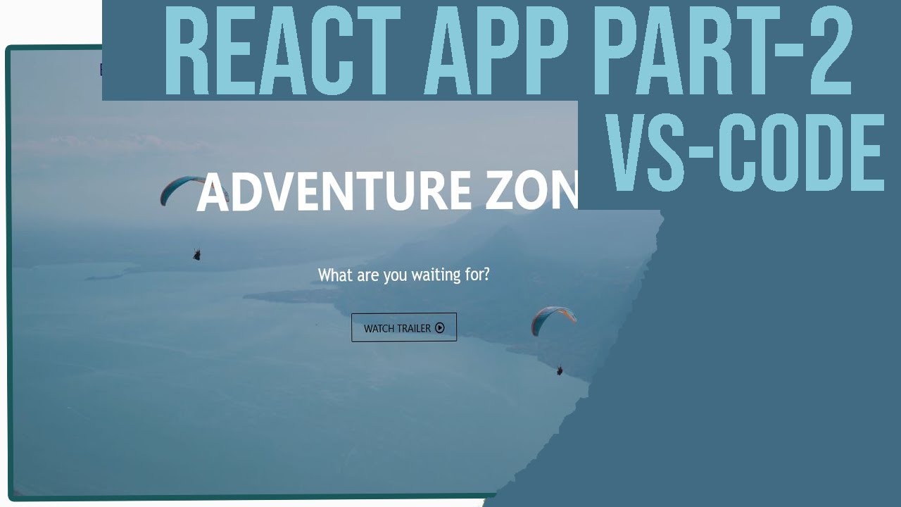 how to create a react app | react app part 2 content section build ...