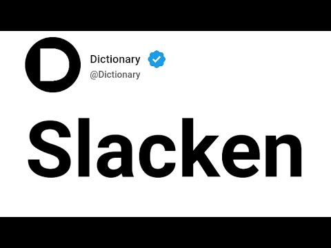 Slacken Meaning In English - YouTube
