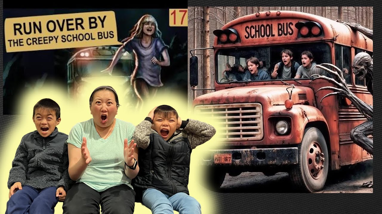 Reaction To Creepy School Bus Season 2 Episode 6 Run Over By The Creepy ...