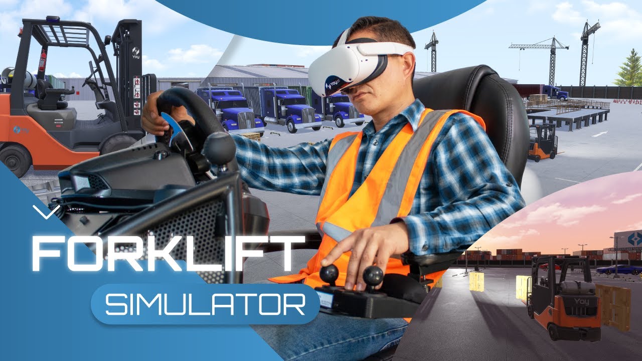 Foklift Simulator - Operate a Forklift using virtual reality - YouTube