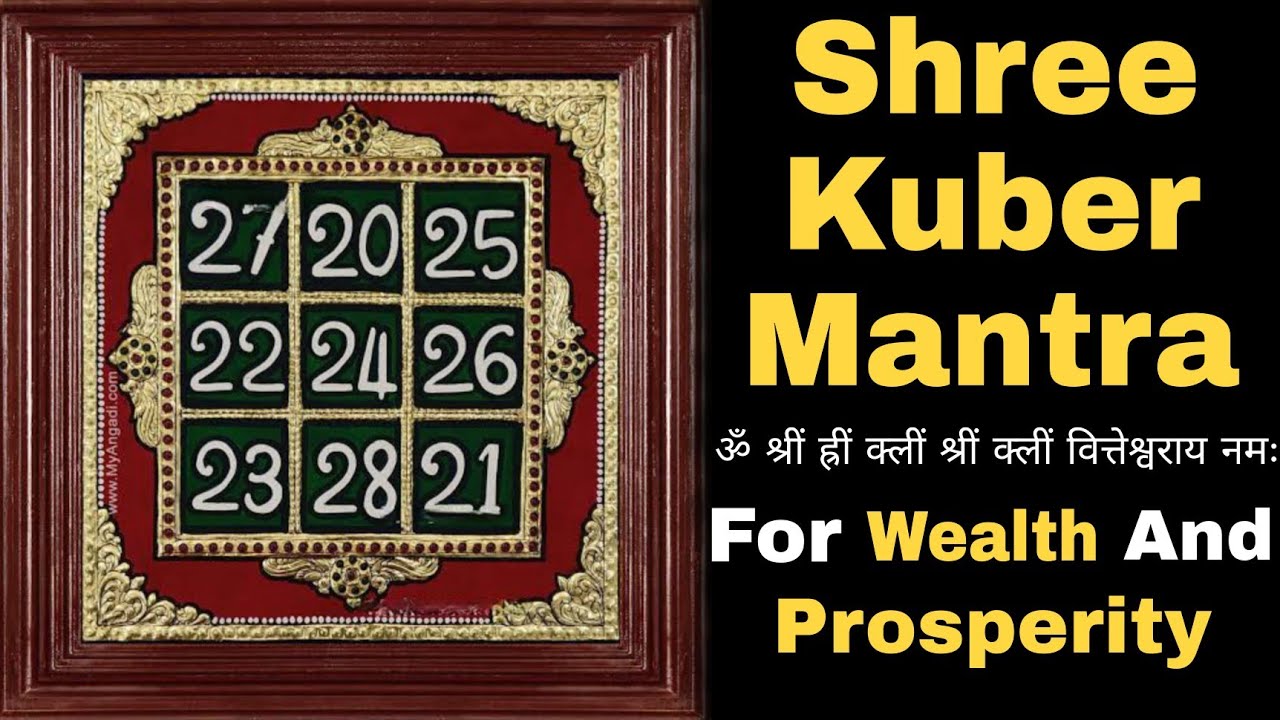 Shri Kuber Mantra For Wealth and Prosperity - YouTube