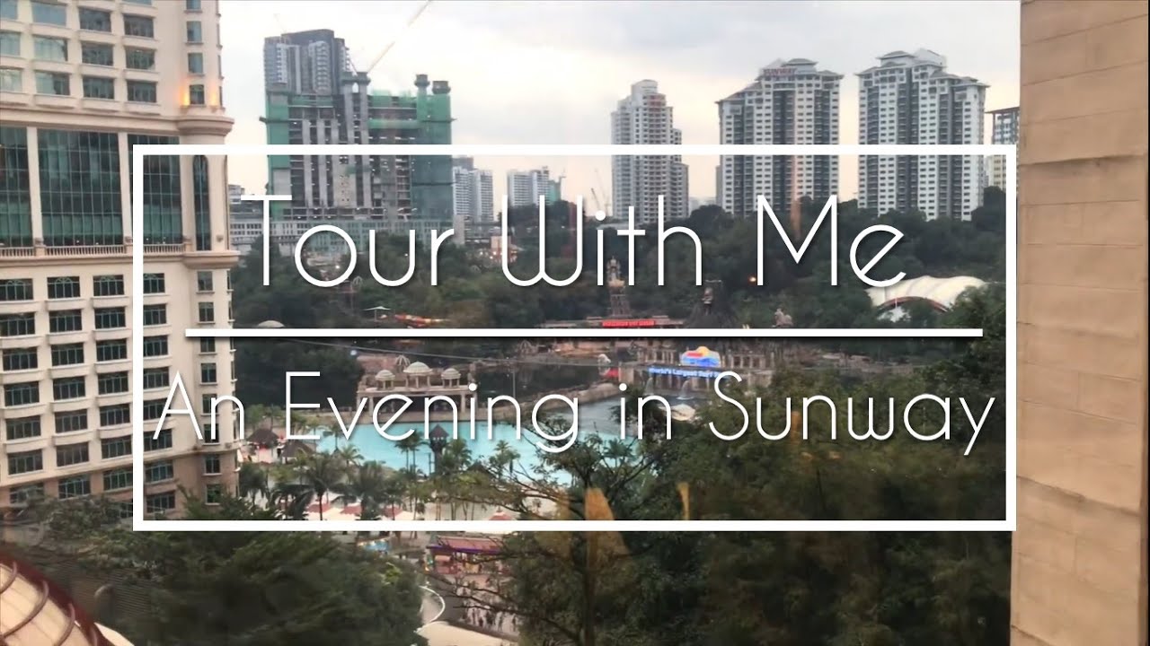 Vlog 1 | An Evening in Sunway | Commute & Tour - YouTube