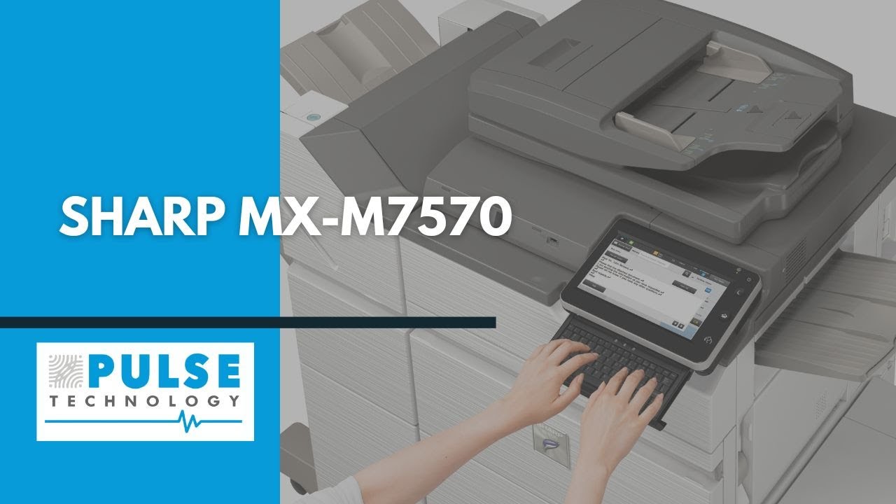 Sharp MX-M7570 - YouTube