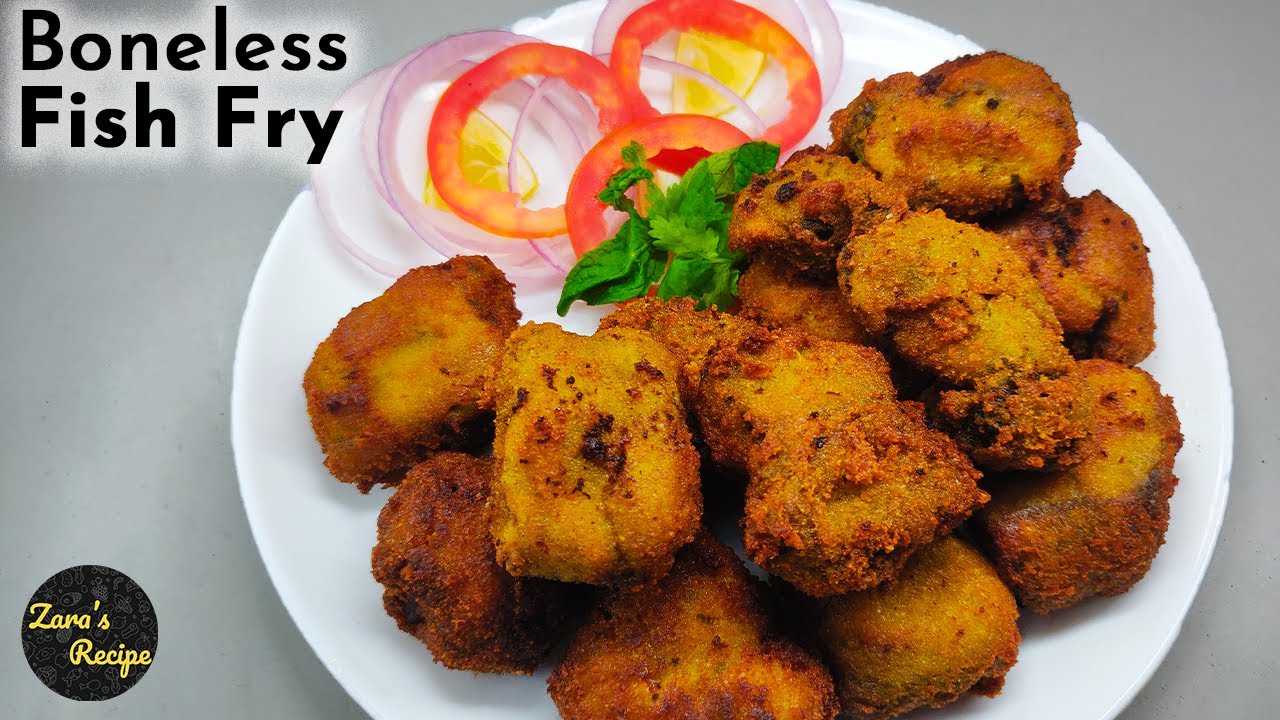 Boneless Fish Fry Recipe | Crispy and Tasty Fish Fry | Fried Fish ...