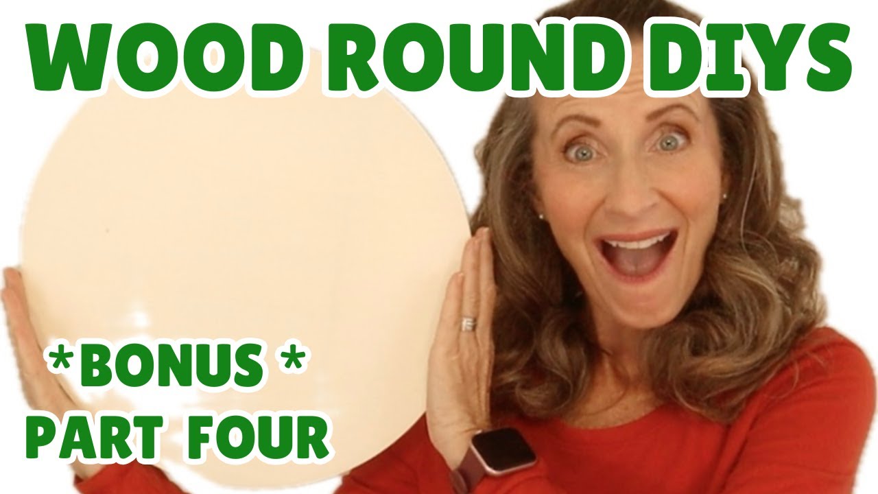 INCREDIBLE Wood Round VINTAGE CHRISTMAS DIY Craft using wood cutouts ...