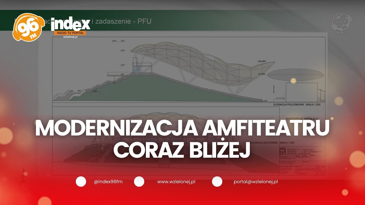 Modernizacja amfiteatru coraz bliżej - YouTube
