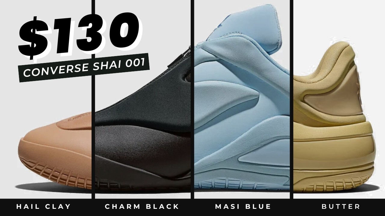 SGA New Shoes 🔥 Converse SHAI 001 Every Colorway! - YouTube