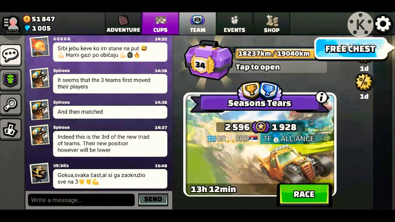 Opening team chest level 34 😎 - YouTube