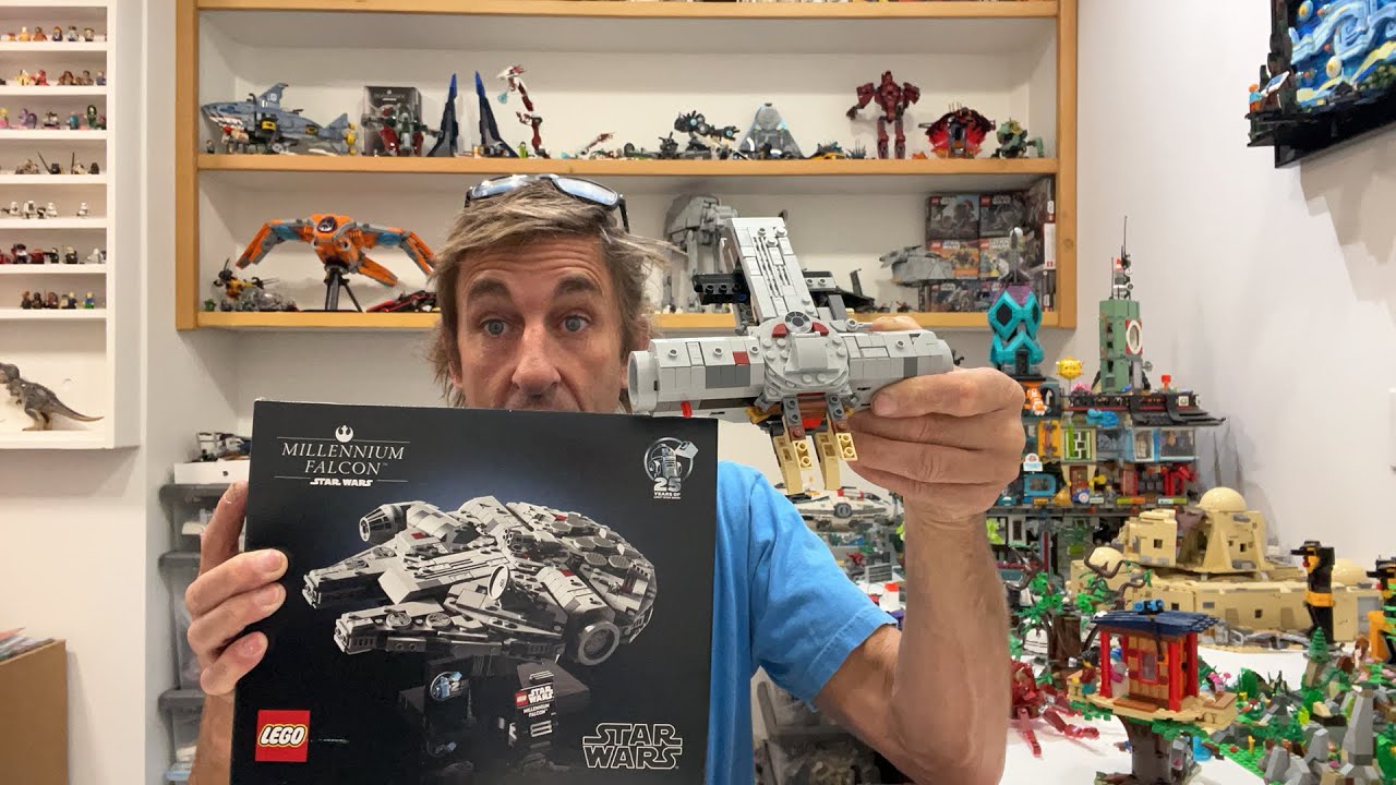 Millennium Falcon, starship collection, LEGO 75375, live build pt2 ...