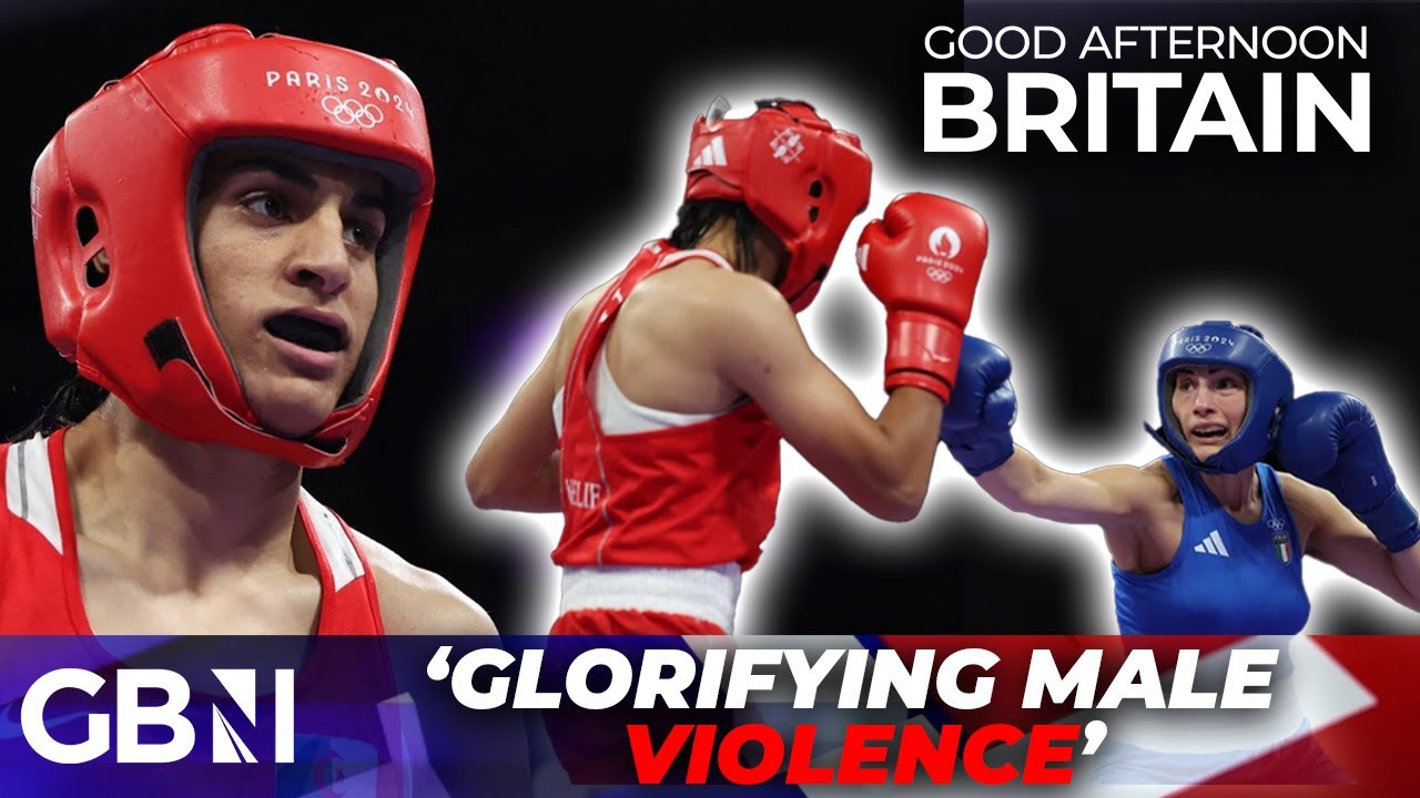 'Glorifying male violence against women!' GB News guest FUMES at Imane Khelif competing at ...