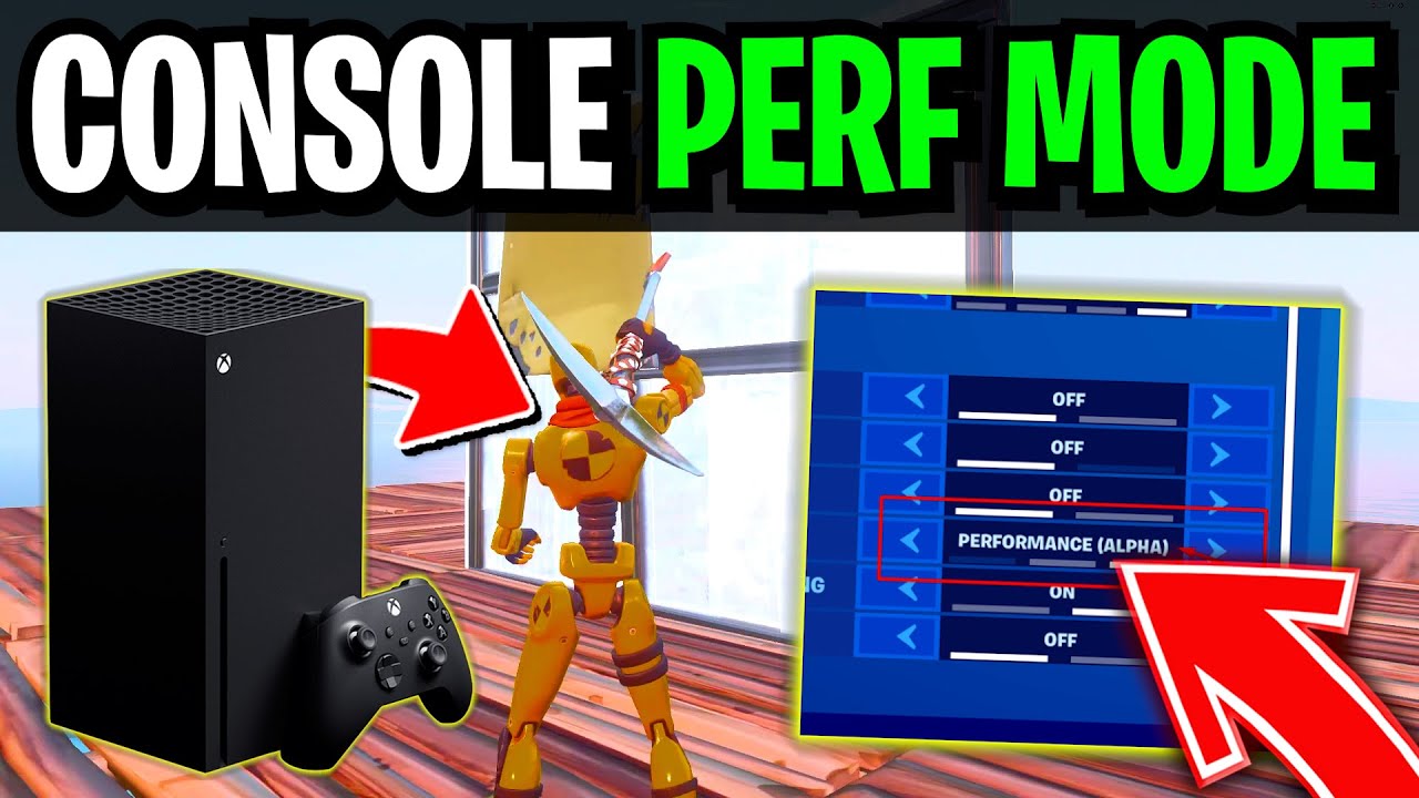 Console Performance Mode Update in Chapter 3! (Why Performance Mode WON ...