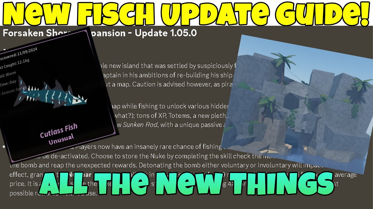 FORSAKEN SHORES EXPANSION FISCH UPDATE: Everything that's new! | Fisch (Roblox) - YouTube