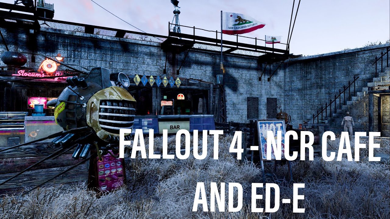 Fallout 4 Build - NCR Castle Part 3 - The Cafeteria and ED-E - YouTube