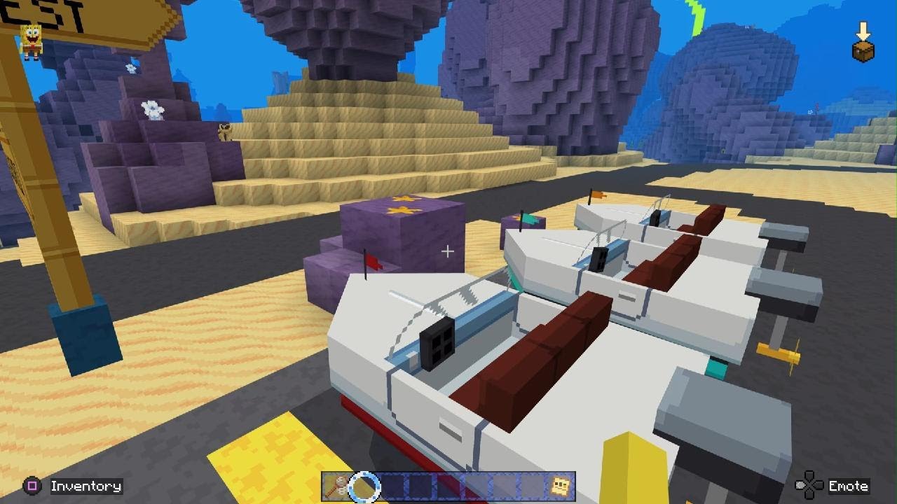 Doing random things in mc Spongebob DLC - YouTube