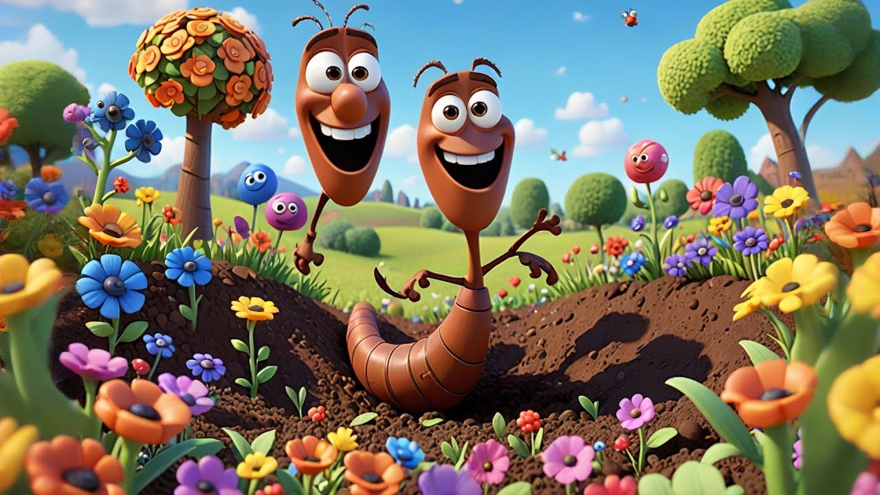 The Wiggly Worm’s Garden Groove 🪱🎶 | Kids Story Adventure | Fun ...