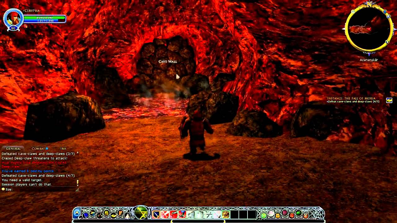 Lotro - Moria quest instance ( Durins bane : Balrog ) - YouTube