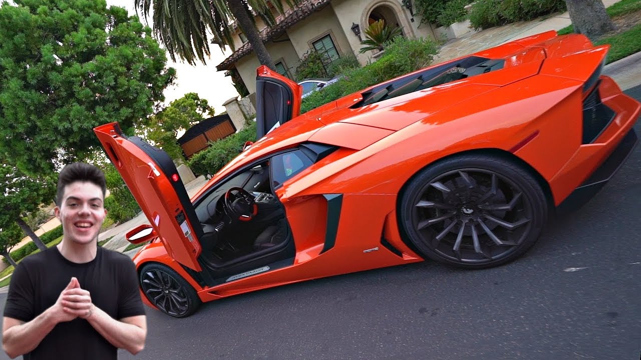 MY ROOMMATE GOT ME A LAMBORGHINI AVENTADOR! [FaZe Adapt] - YouTube