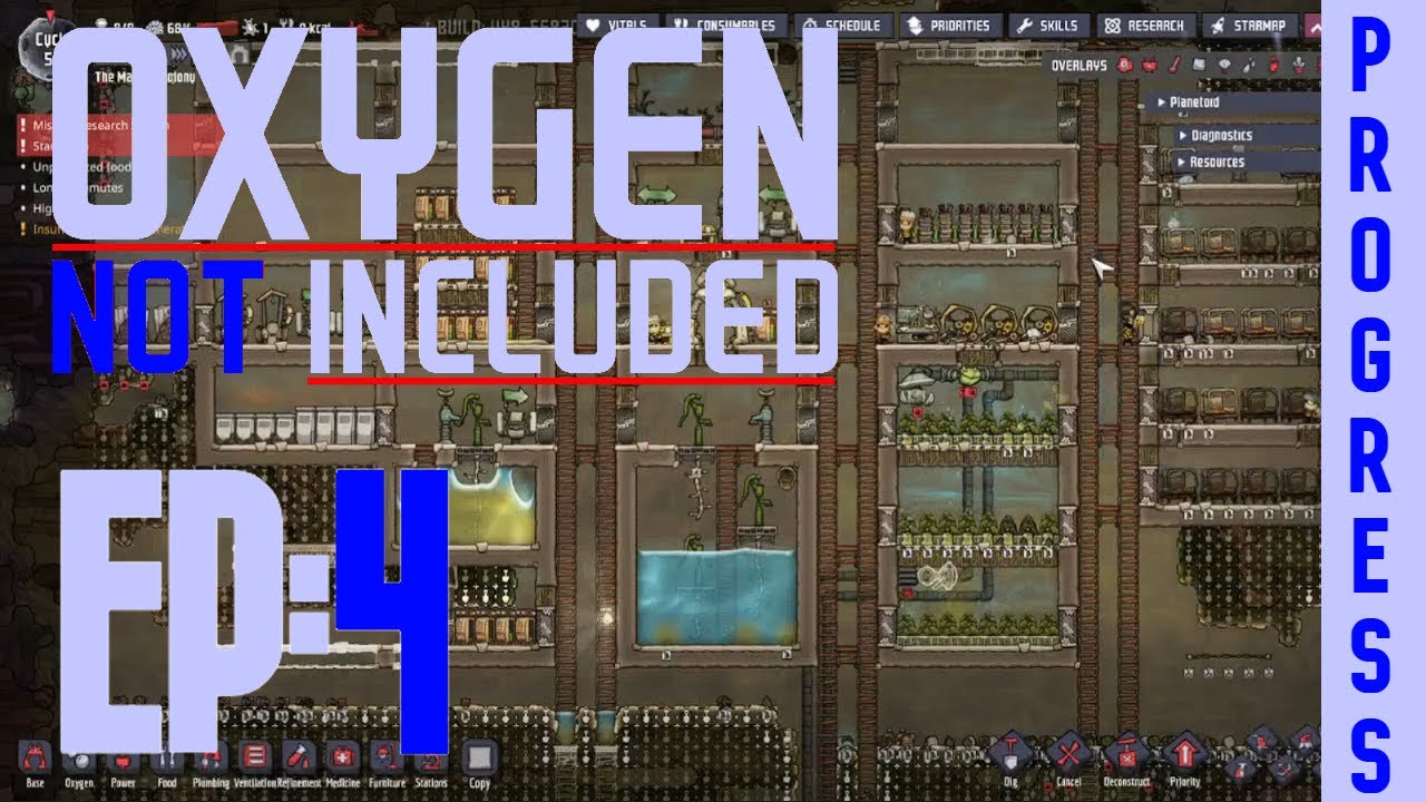 Progress | Oxygen Not Included Ep4 - YouTube