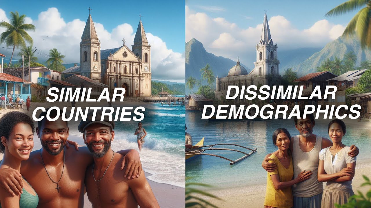 Similar Countries with Extremely Different Demographics - YouTube