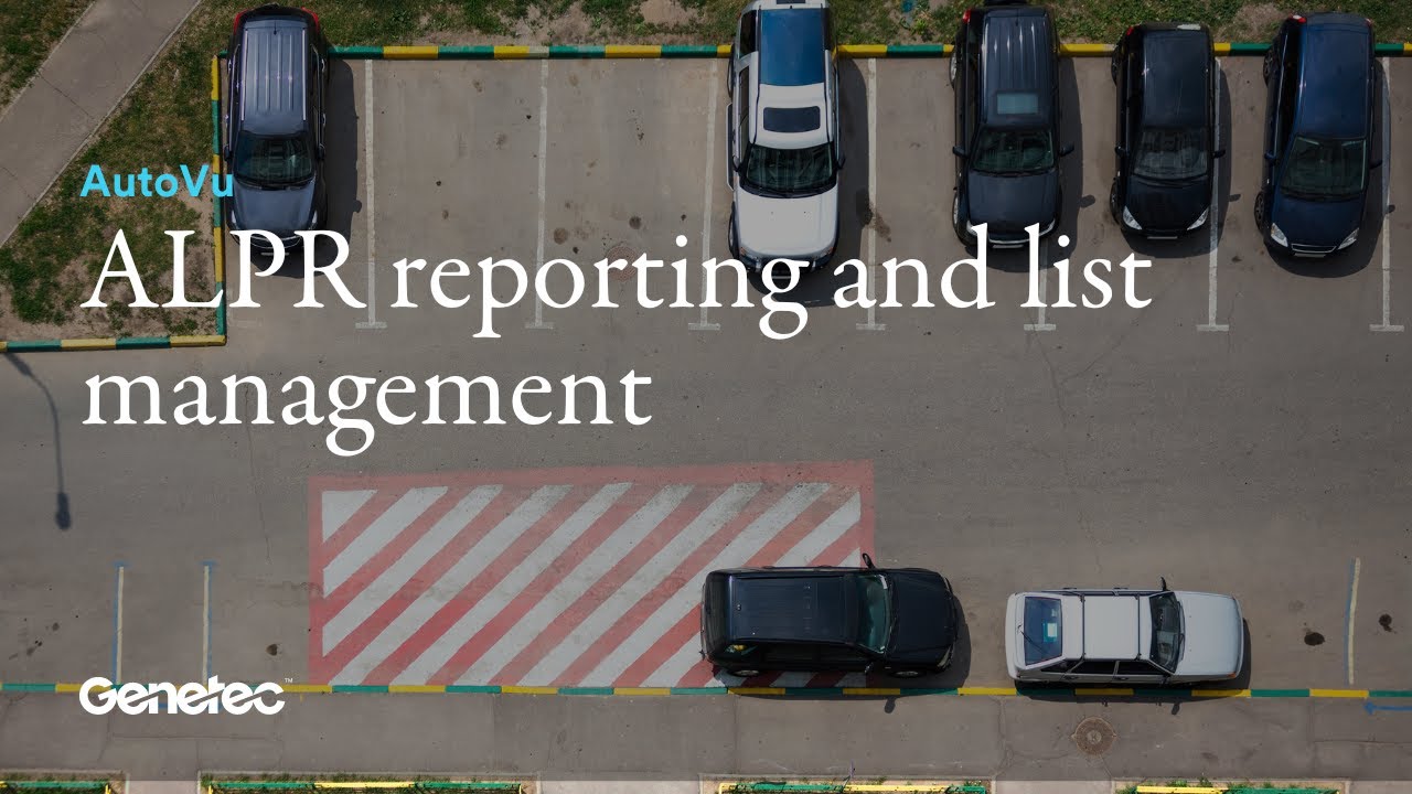 Autovu ALPR reporting and list management - YouTube