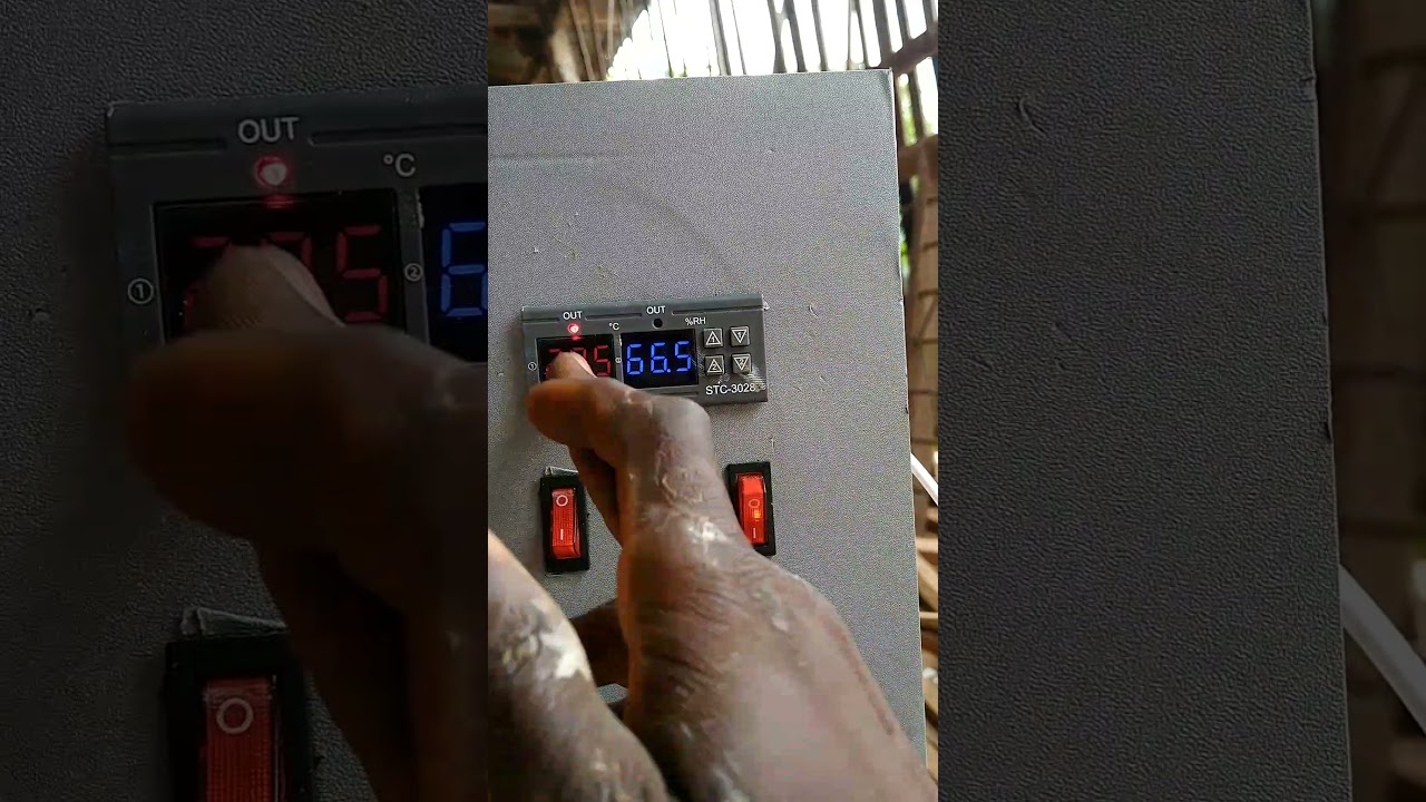 How to set STC 3028 temperature and humidity controller. - YouTube