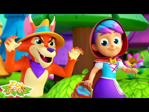 Little Red Riding Hood + More Kids Cartoon Story & Nursery Rhymes