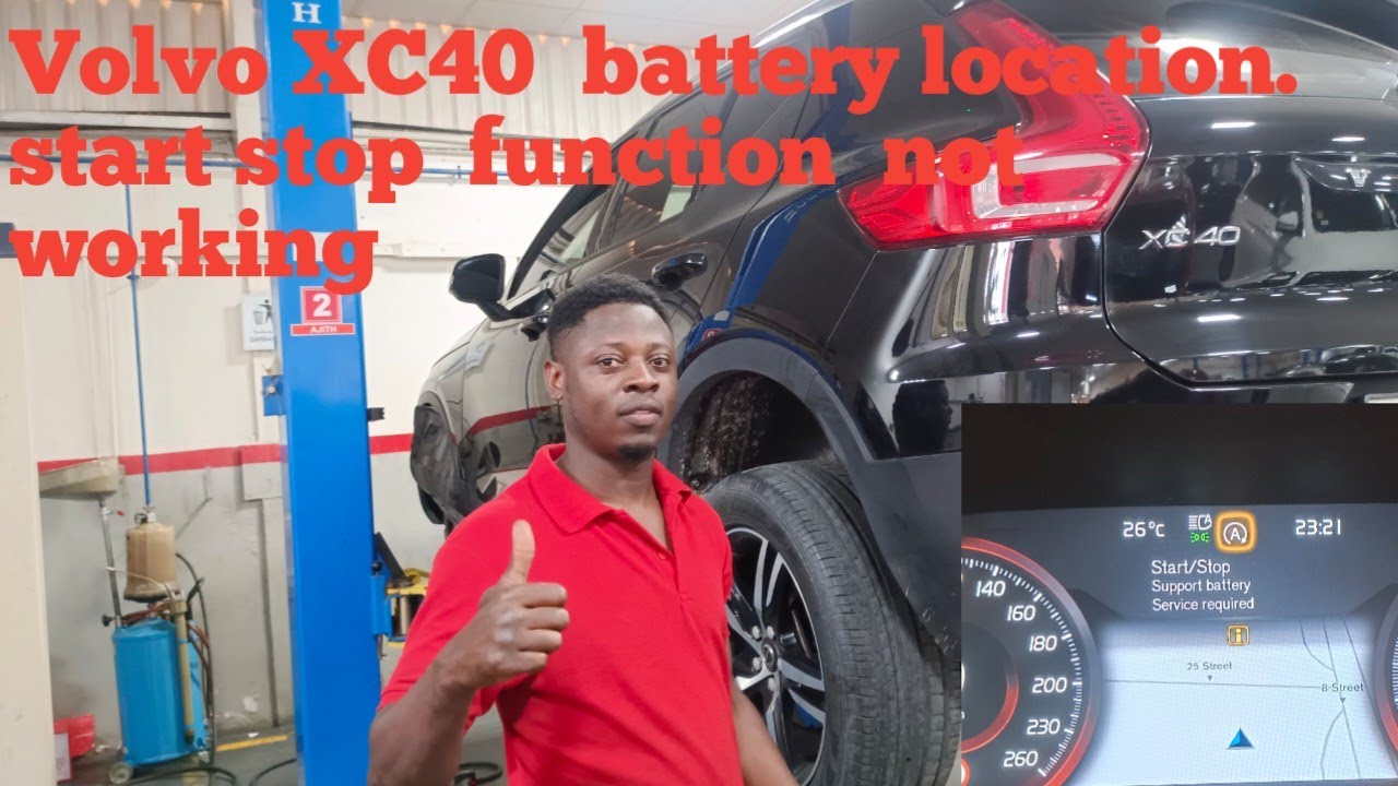 Volvo XC 40 main battery and auxiliary battery location #volvo #xc40 ...