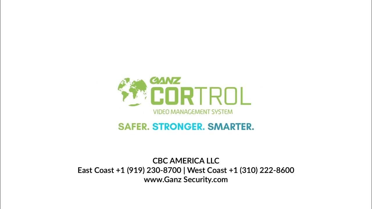 A Client Intro into Ganz CORTROL VMS - YouTube