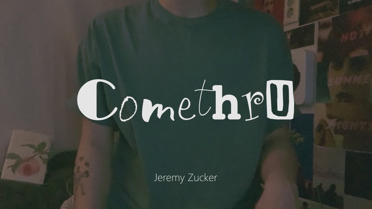 Jeremy Zucker - comethru / cover by 정유빈 - YouTube