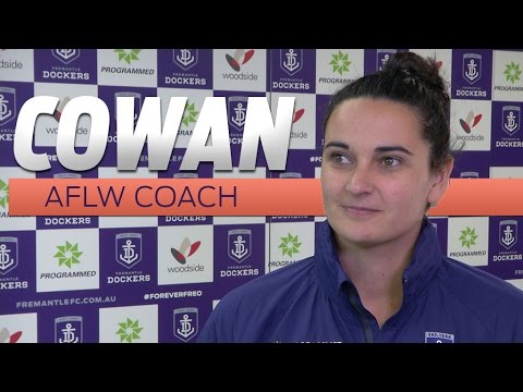 Michelle Cowan announced as women's coach - YouTube