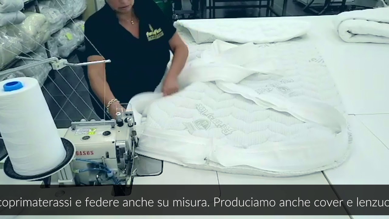 Lenzuola cover e rivestimenti per materasso Made In Italy - YouTube