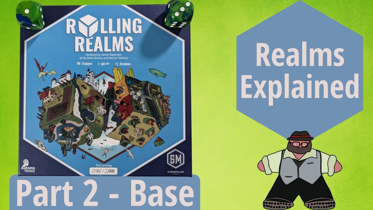 Rolling Realms Base Game - Explaining the Realms - YouTube