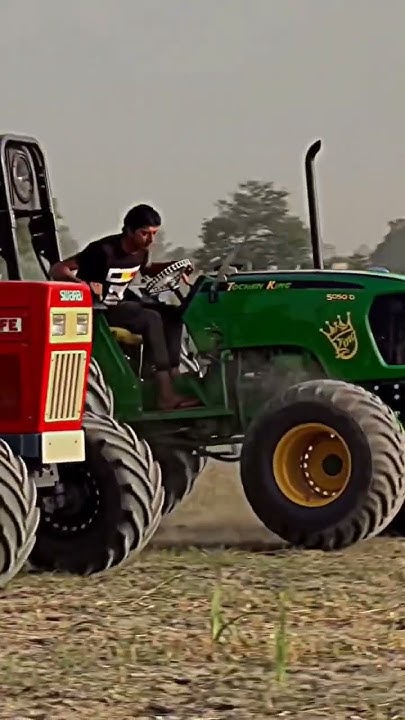Nishu deshwal tochan king| John Deere drag race swaraj 855| HR pb tractors Nishu deshwal| - YouTube