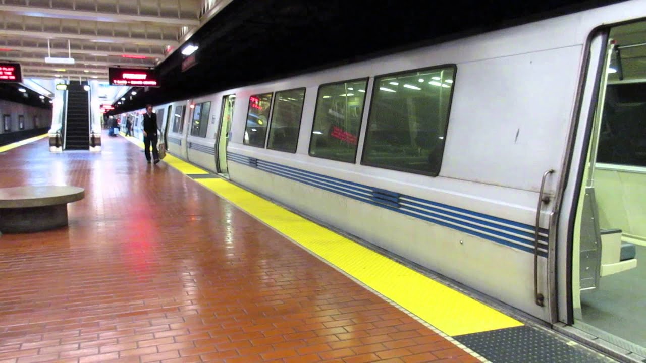 BART North Berkeley Station California Bay Area Rapid Transit - YouTube