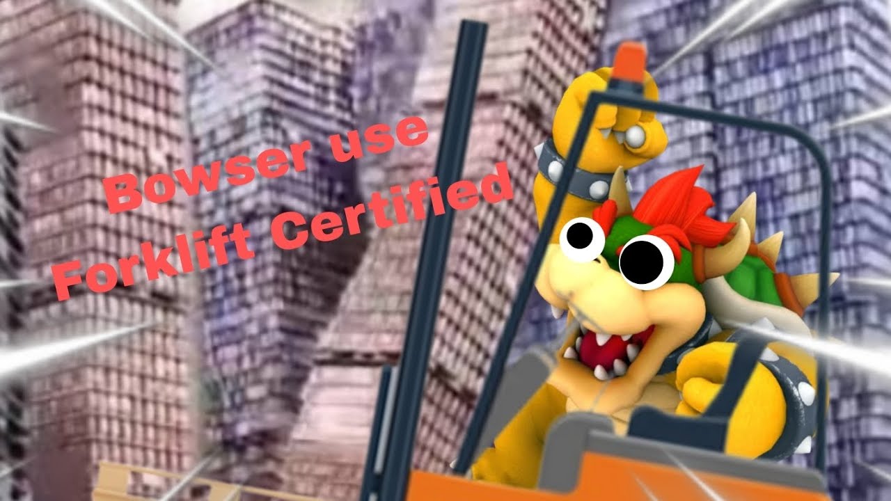 You're too late Mario I am now Forklift Certified - Super Aiden Jeffers ...