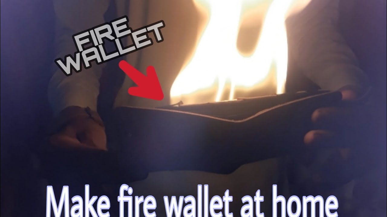 How can we make FIRE WALLET at home/Easy[100%working] - YouTube