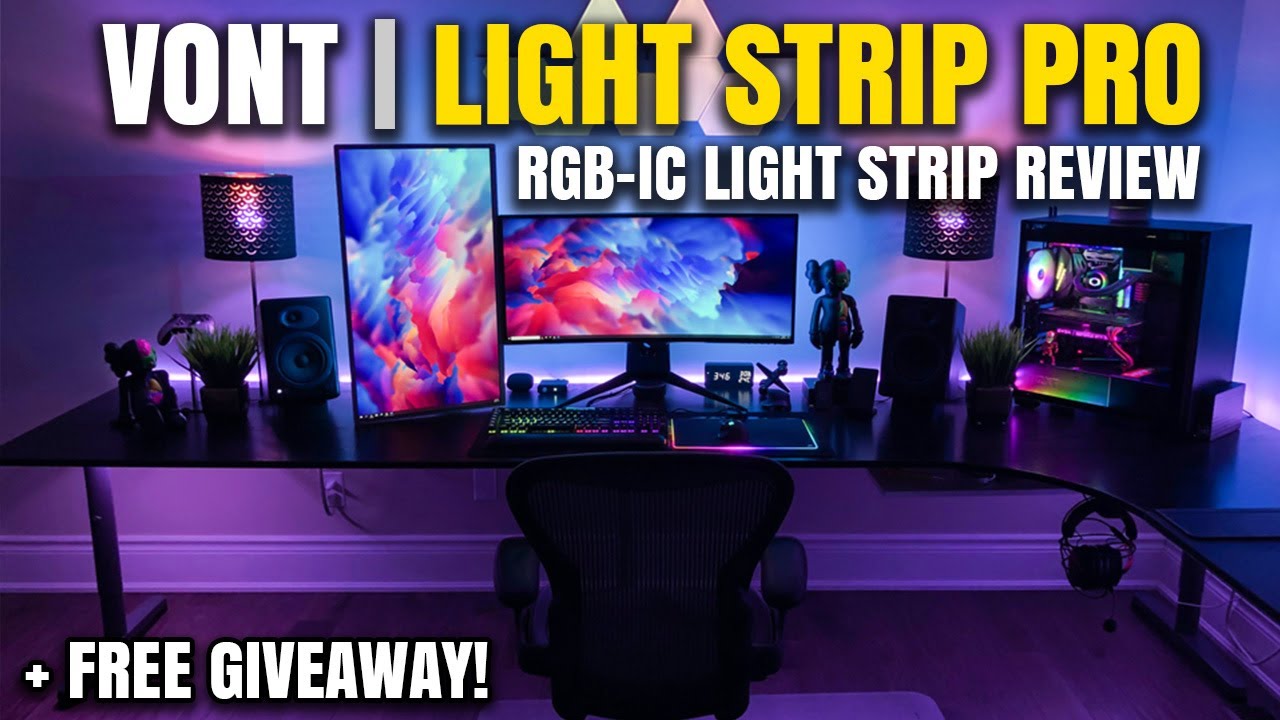 Vont RGB-IC Light Strip Pro Review + FREE GIVEAWAY! - YouTube