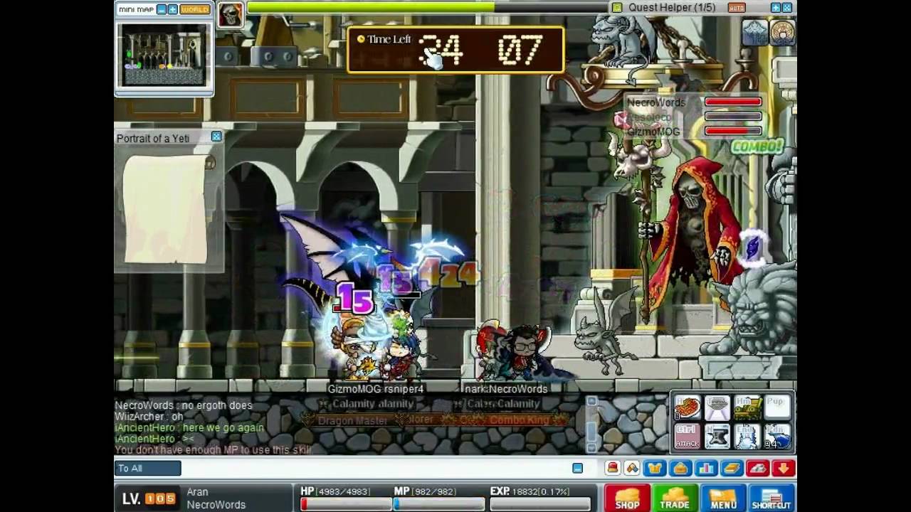 Maplestory Kradia Calamity GPQ Ergoth - YouTube
