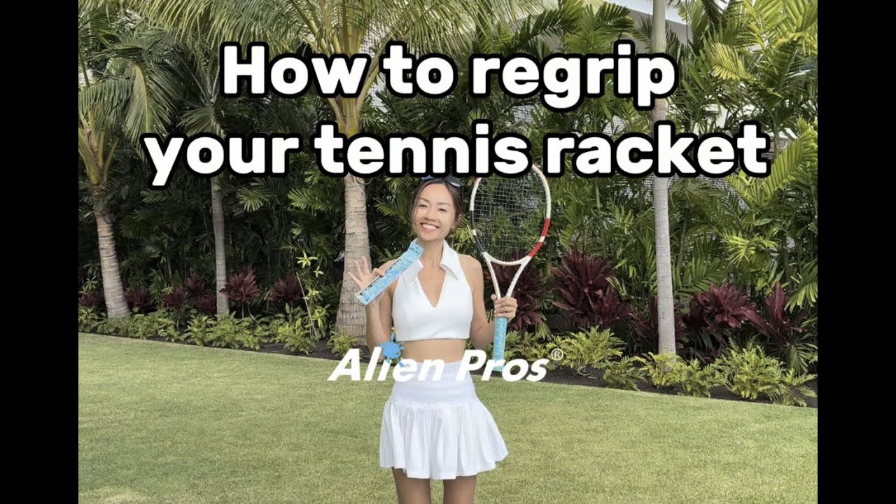 How to regrip your tennis racket with Alien Pros Overgrip - How to ...